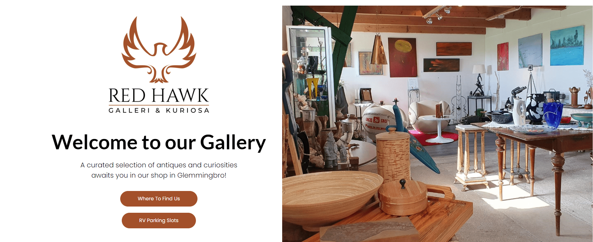 Red Hawk Gallery and Curiosities